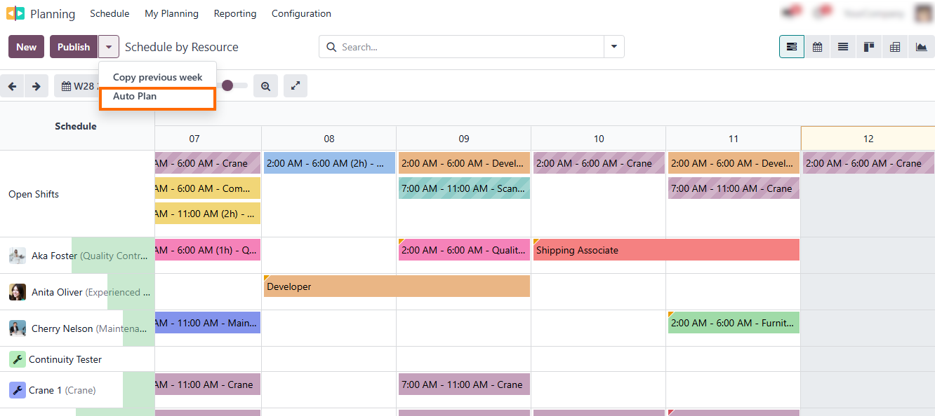 Odoo Planning Module: Smart Scheduling & Planning Documentation